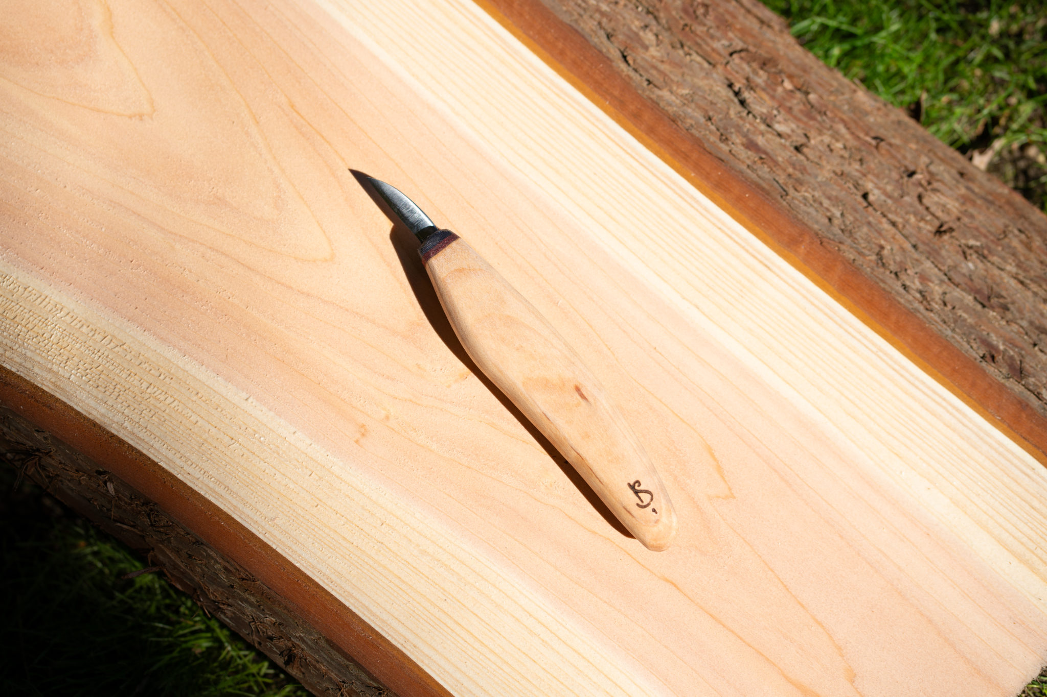 Carving Knife - Hardwood Handle - Silvern Works