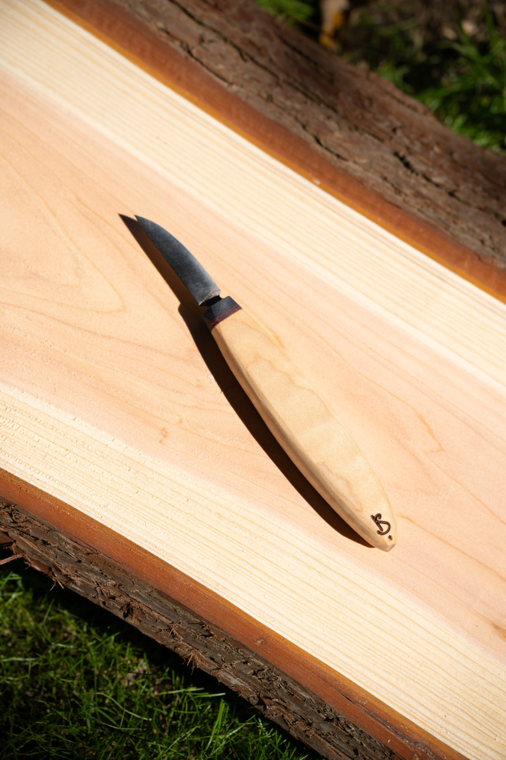 Carving Knife - Hardwood Handle - Silvern Works